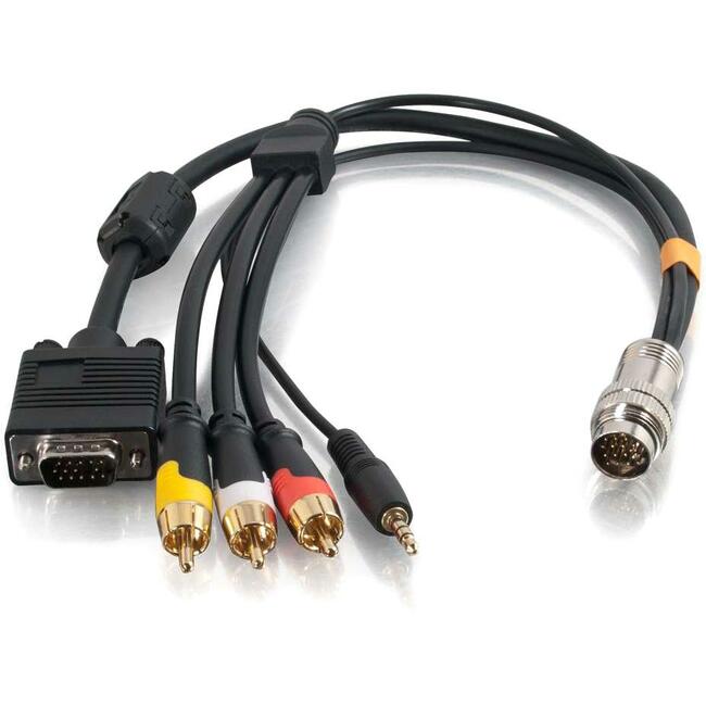 3Ft Rapidrun Vga (Hd15) + 3.5Mm + Composite Video + Stereo CTG-60019