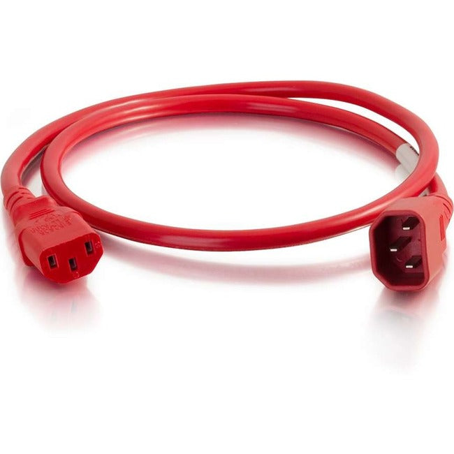 6Ft C14 To C13 14/3 Sjt Red CTG-17553