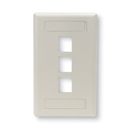Black Box GigaStation2 3 Socket Network Faceplate WPT468
