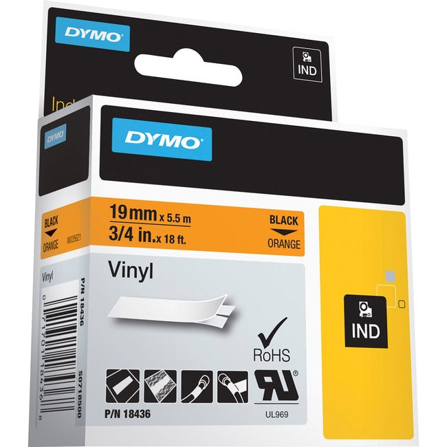 Dymo Rhinopro Permanent Adhesive Vinyl Tape - Roll(S NWL-18436