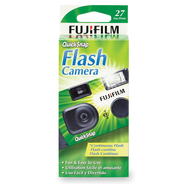 FUJIFILM 7032835 QuickSnap Flash 400 Single-Use Disposable Cameras with ...