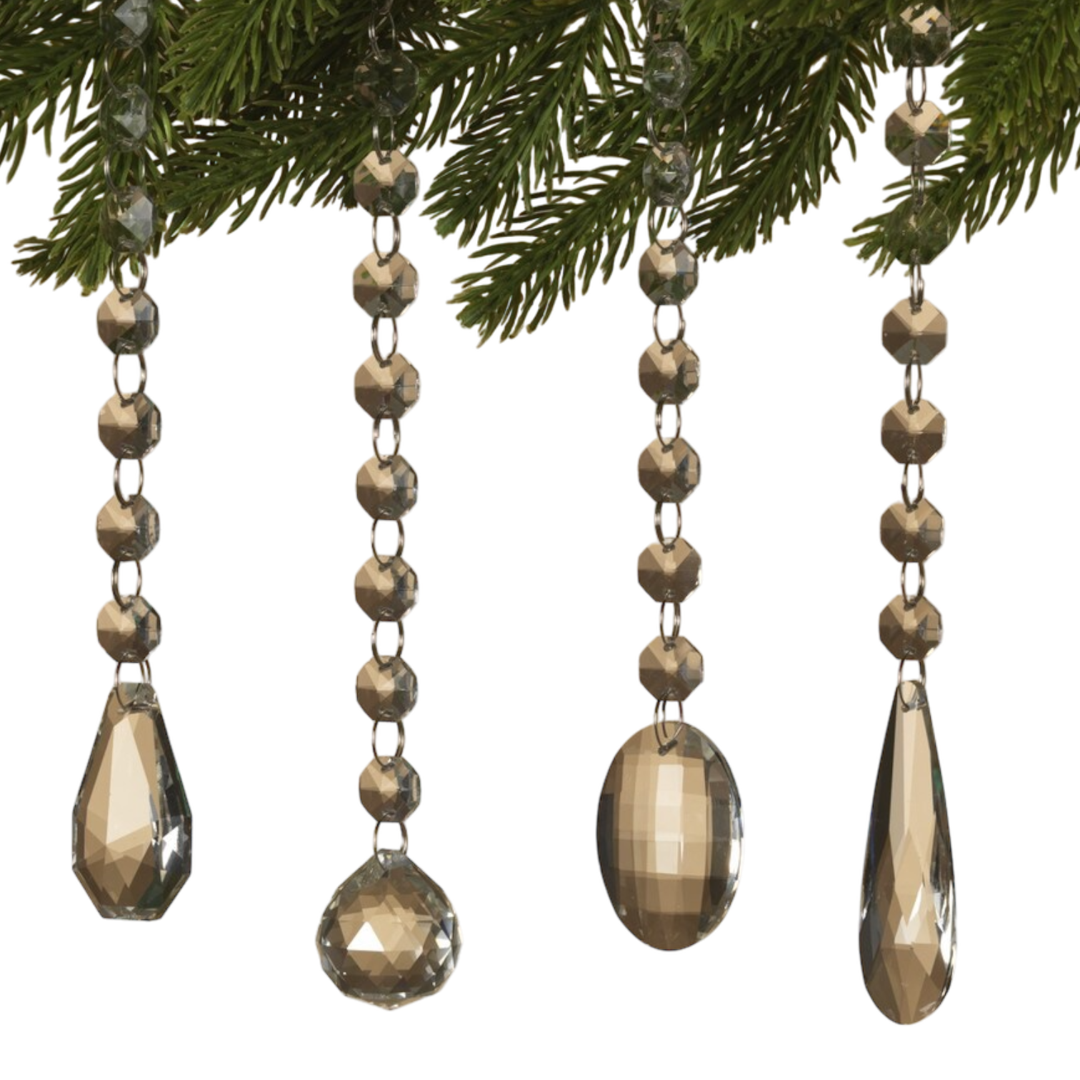 Glass Look Acrylic Jewel Ornament