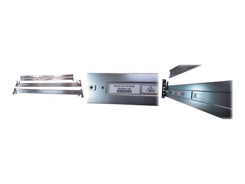 HPE Large Form Factor Easy Install Rail Kit - Rack rail kit - 2U - for