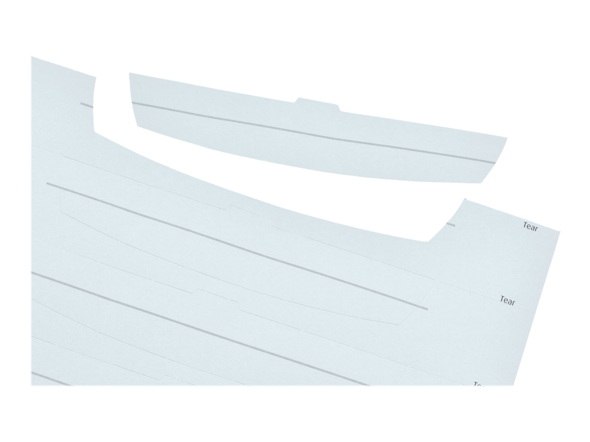 Rexel Crystalfile Classic - File tab insert - white (pack of 50)
