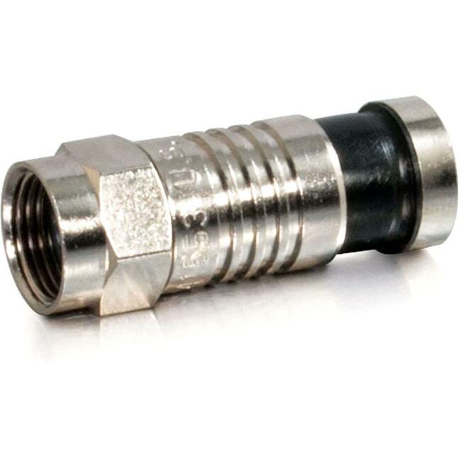 Rg6 Compression F-Type Connector With O-Ring - 10Pk CTG-41074