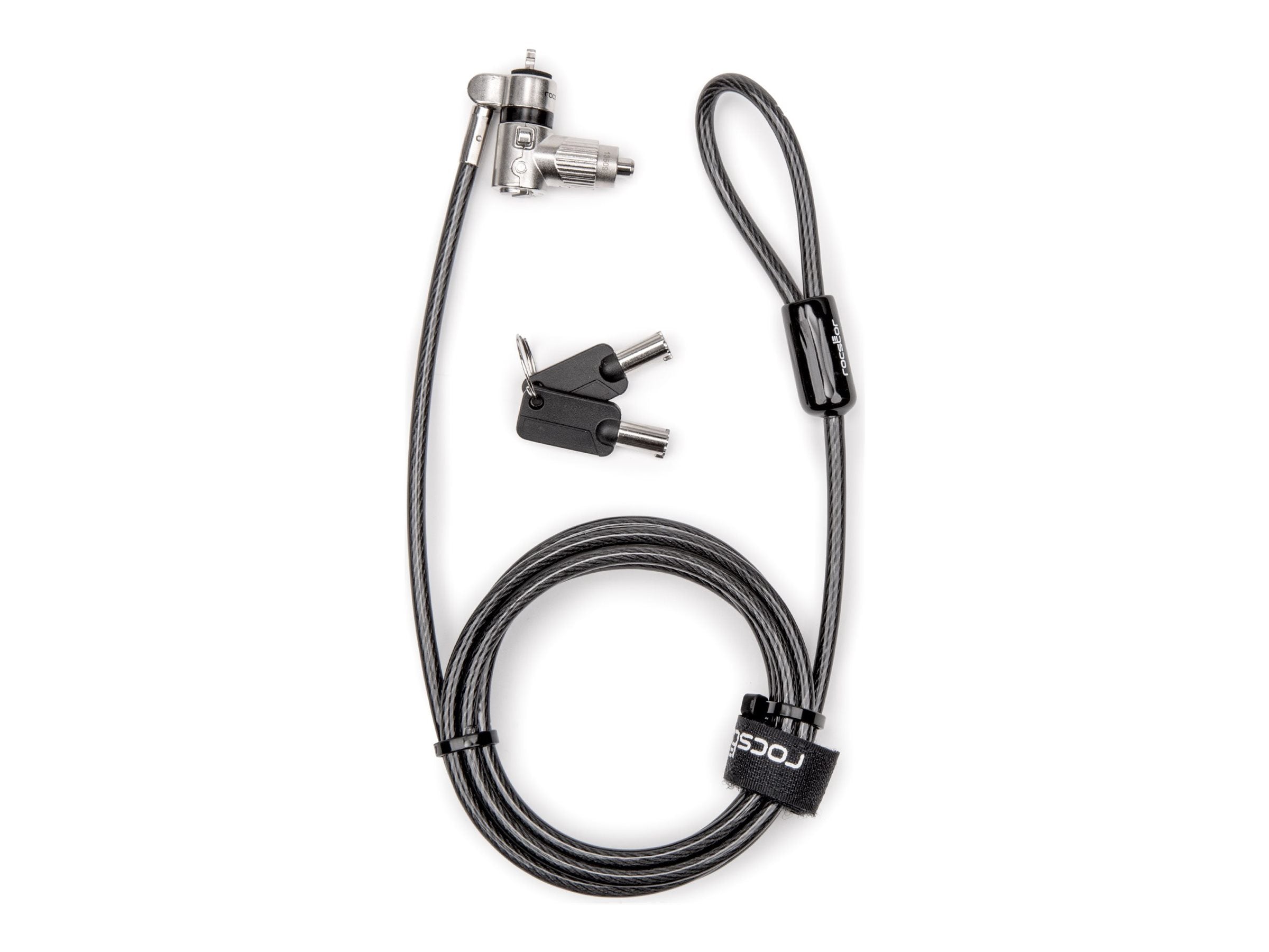 Rocstor - Security cable lock - 3-in-1, universal, switchable, keyed