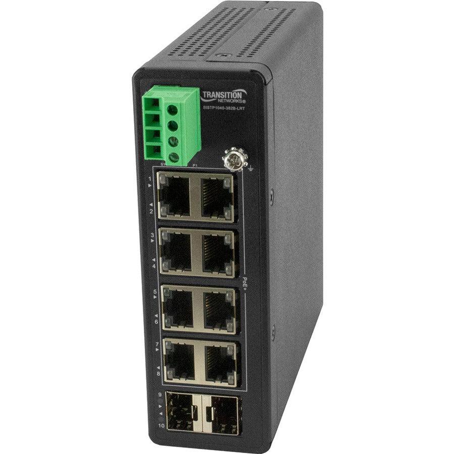 Transition Networks Unmanaged Hardened Gigabit Ethernet PoE+ Switch ...