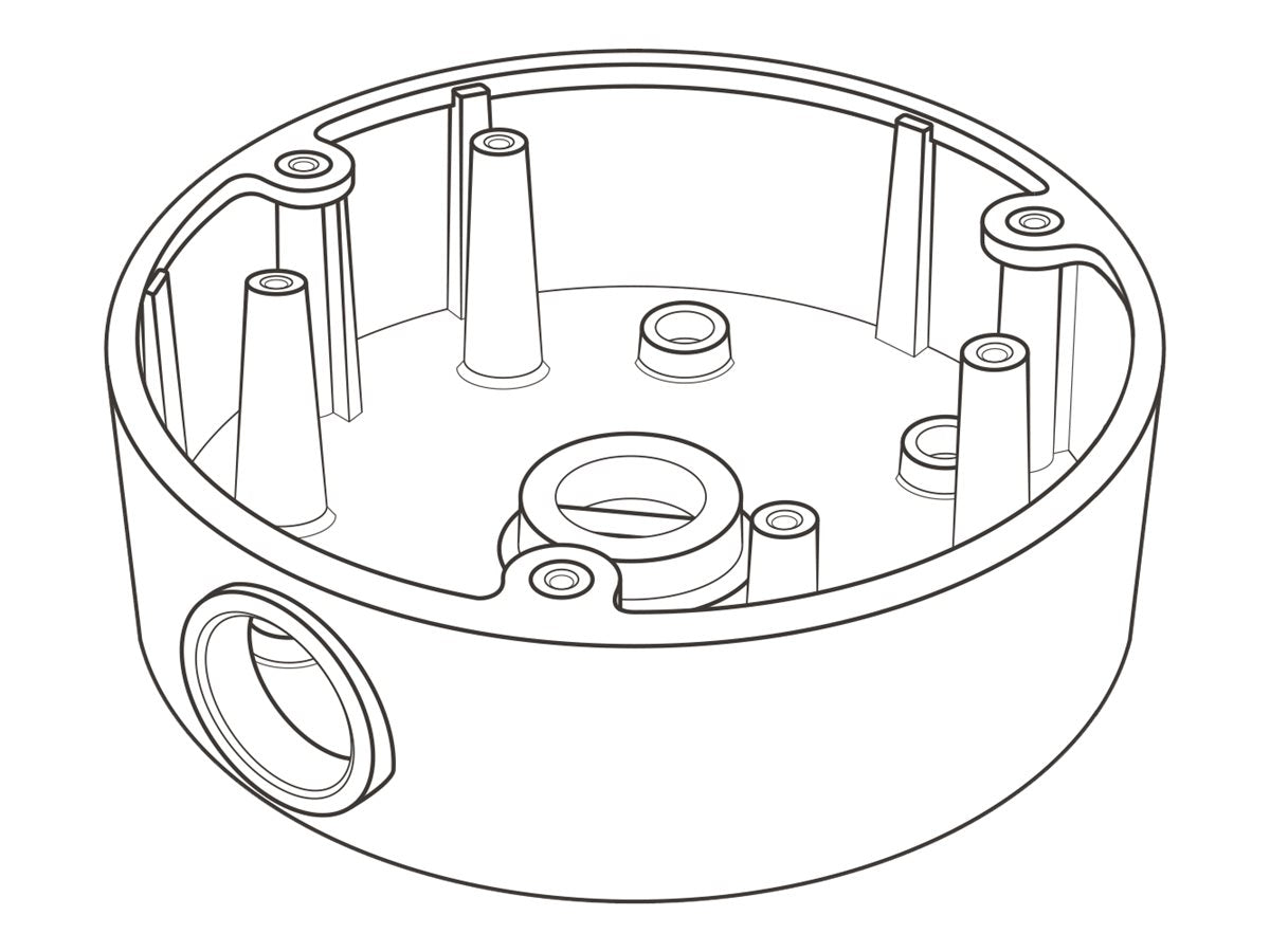 VIAAS Full Size Base - Camera dome conduit base - white BCA-DCB-1