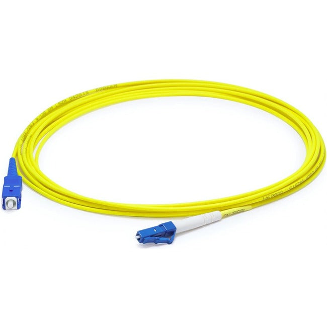 AddOn 31m SC (Male) to SC (Male) Straight Yellow OS2 Simplex Plenum Fi