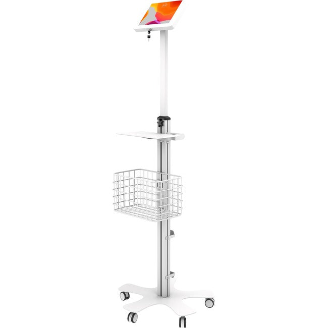 CTA Digital Medical Mobile Floor Stand with Small Enclosure PAD-MFSPS