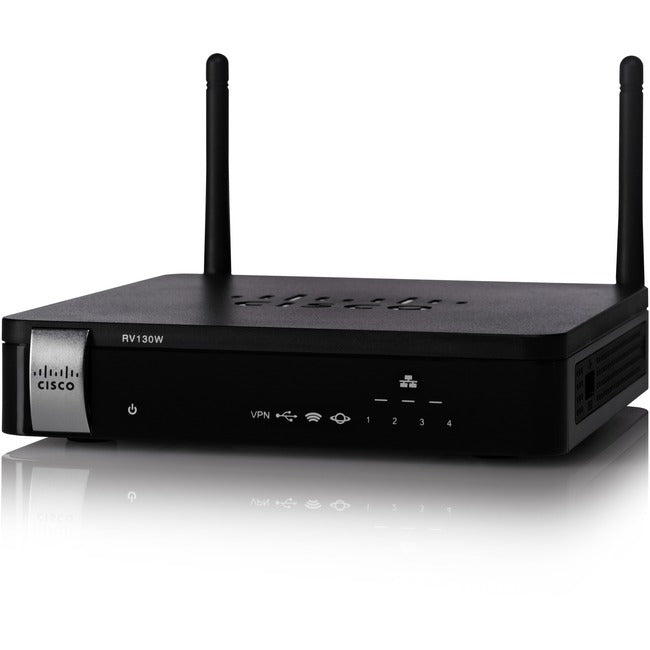 Cisco RV130W Wi-Fi 4 IEEE 802.11n Ethernet Wireless Router - Refurbish
