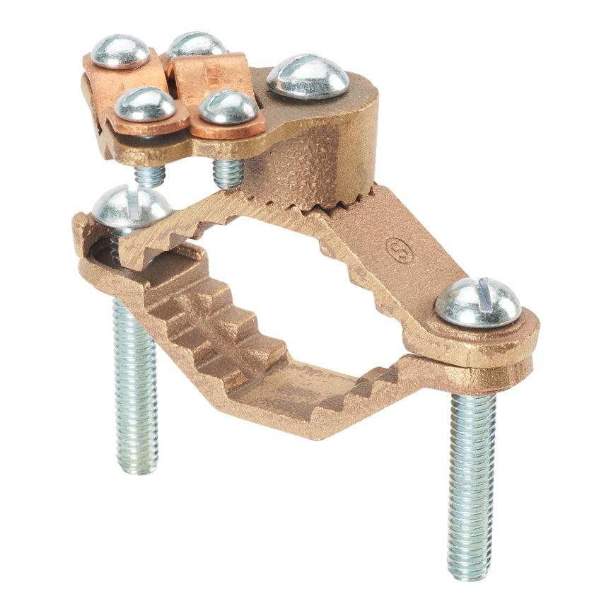 Panduit Gpch4/0-4-E Grounding Hardware Bronze, Zinc Steel