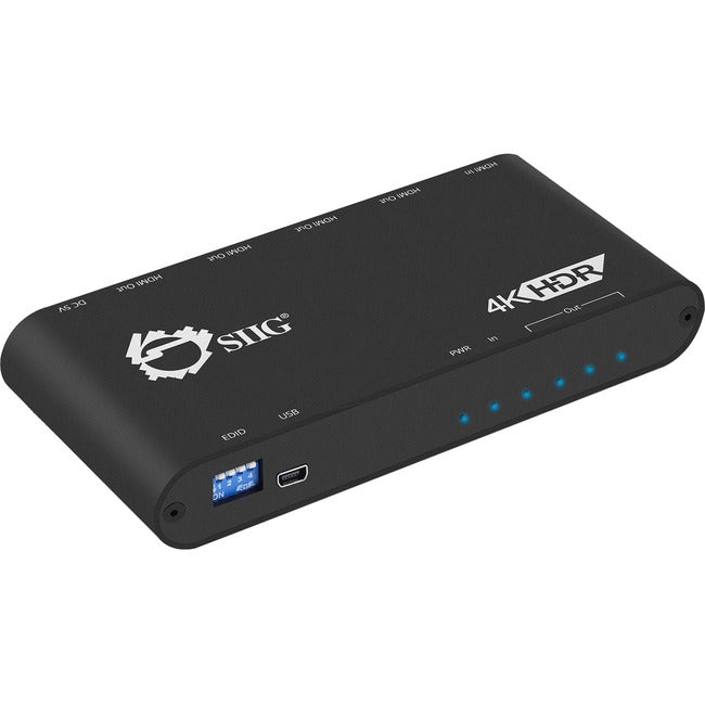 SIIG 1x4 HDMI 2.0 Splitter / Distribution Amplifier with Auto Video Sc