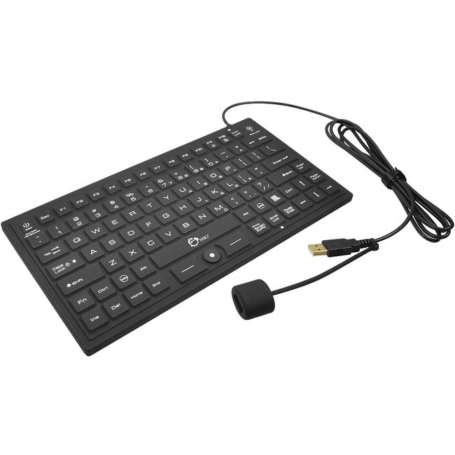 SIIG Industrial/Medical Grade Washable Backlit Keyboard with Pointing