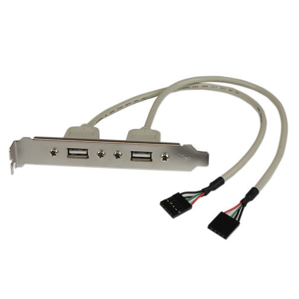 Startech.Com 2 Port Usb A Female Slot Plate Adapter USBPLATE